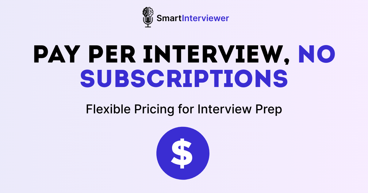 Smart Interviewer: Pricing Plans